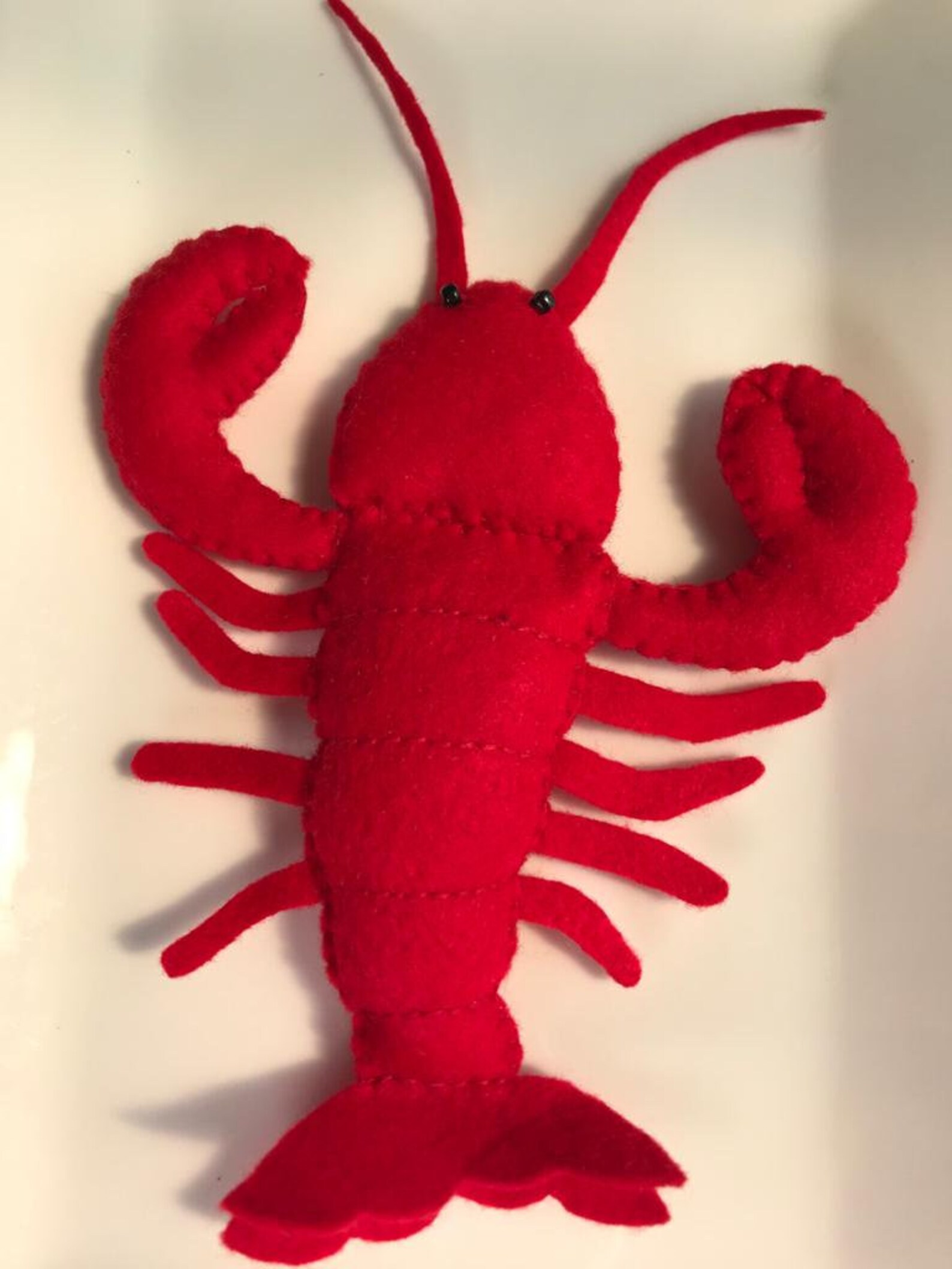 Lobster Crab Seafood Felt Pattern, PDF Seafood Felt Pattern, Felt Set ...