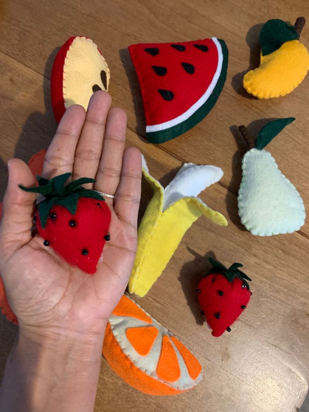 Felt Fruit Patterns, Felt Fruits, Pretend Food, Montessori Toys, Felt ...