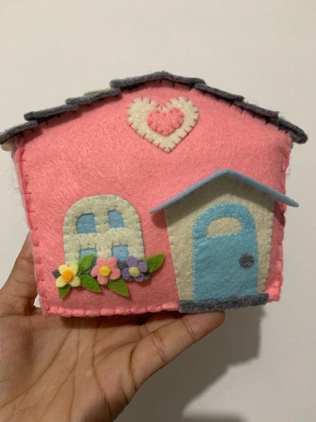 Diy PDF Felt Pattern Fairy House, Doll House, Doll Pattern, Sewing ...