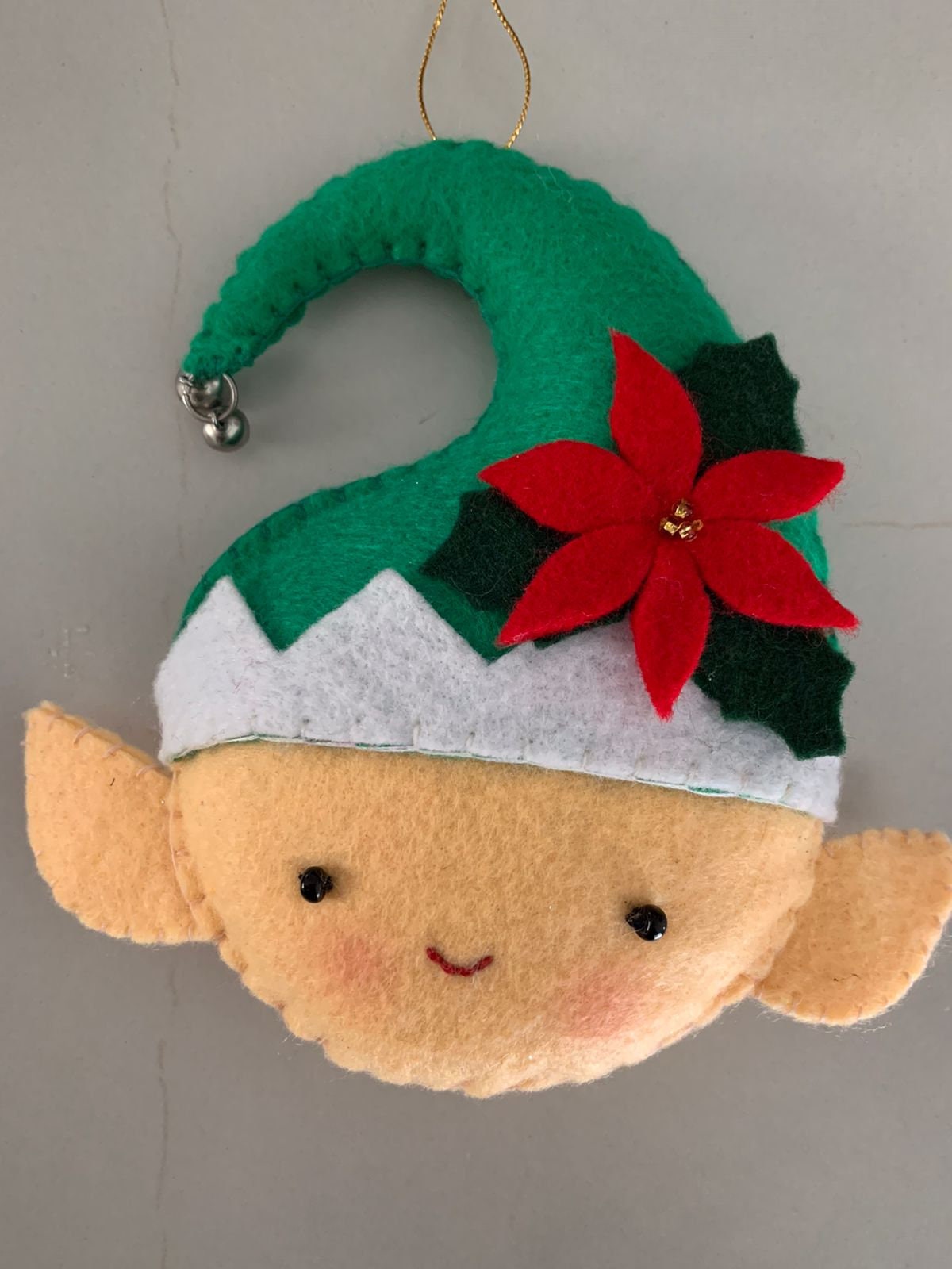 PDF Elf Pattern, Pdf Diy Pattern, Felt Christmas Ornament, Christmas ...