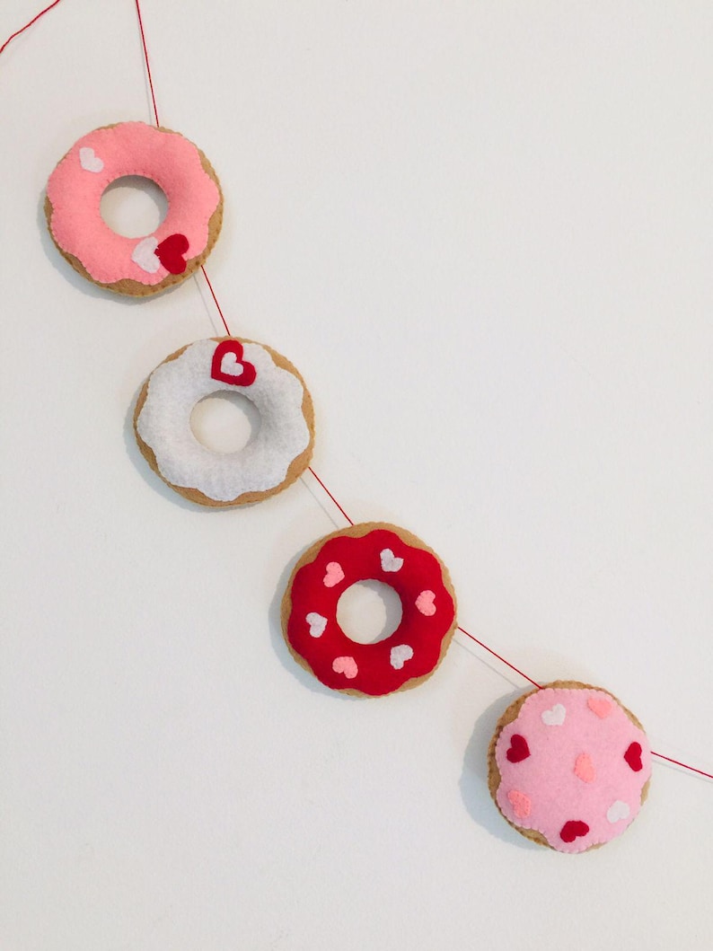 Donuts Role Play Food, PDF Pattern Donut Garland , Felt Christmas ...