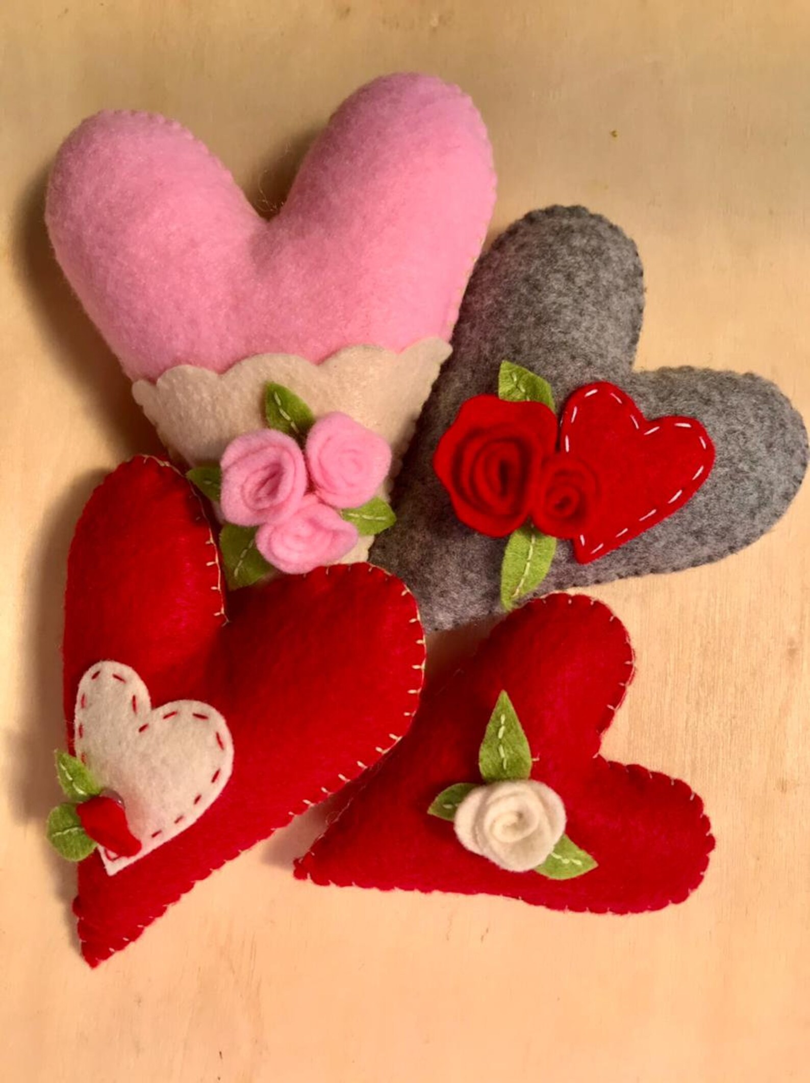 Pdf Heart Felt Pattern Felt Heart Felt Heart Ornament Felt - Etsy
