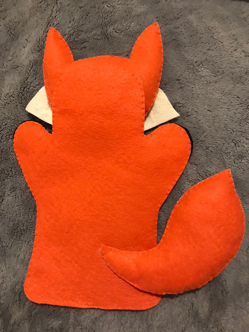 PDF Puppet Pattern Fox Puppet Pattern DIY Kids Puppet - Etsy