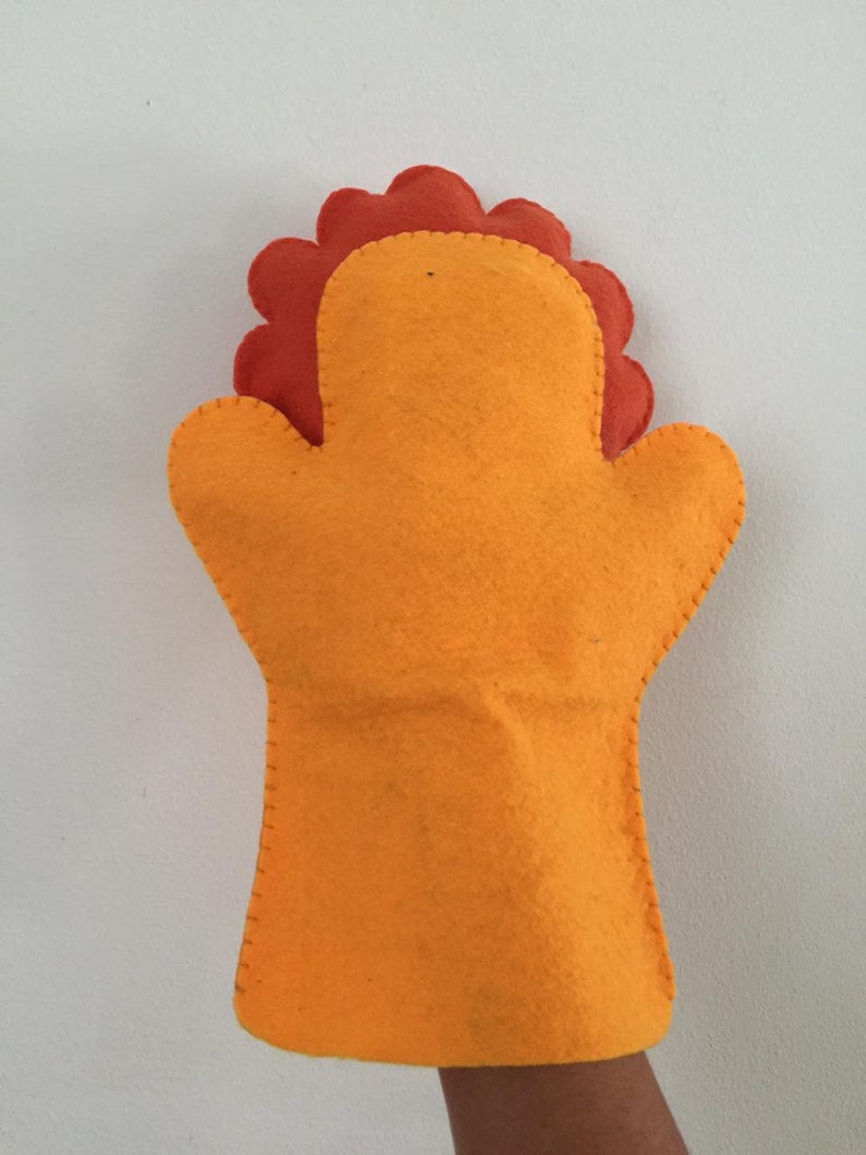 PDF Lion Felt Pattern, Felt Toy, Felt Lion Puppet, Montessori Toy, Felt ...