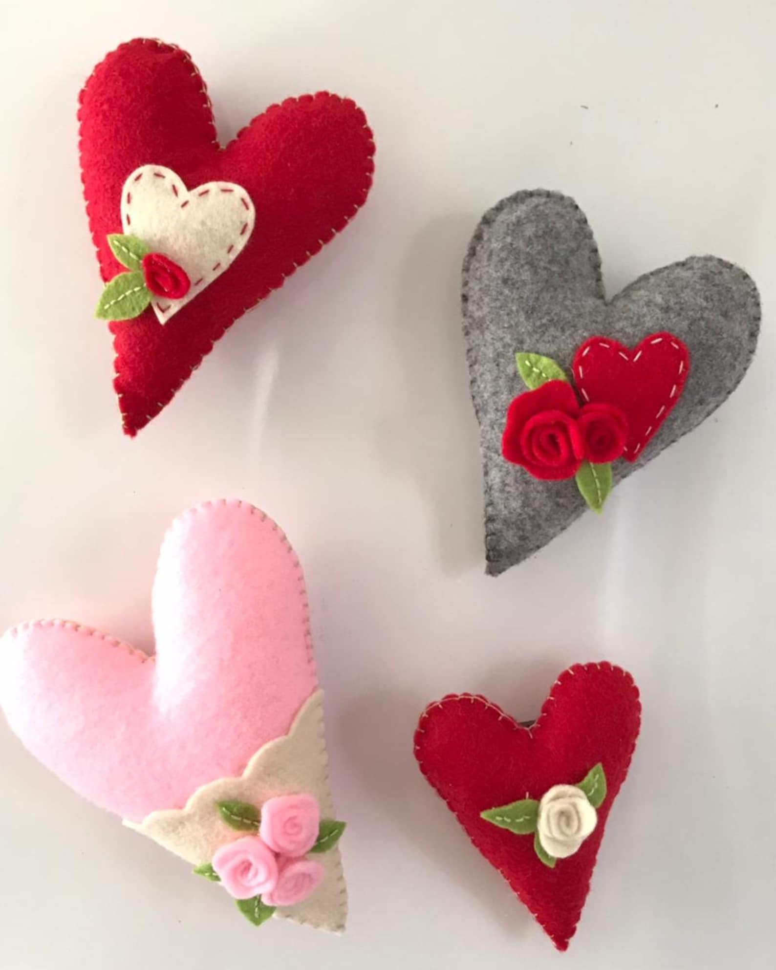 Pdf Heart Felt Pattern Felt Heart Felt Heart Ornament Felt - Etsy