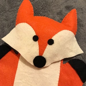 PDF Puppet Pattern, Fox Puppet Pattern, DIY Kids Puppet, Montessori Toy ...