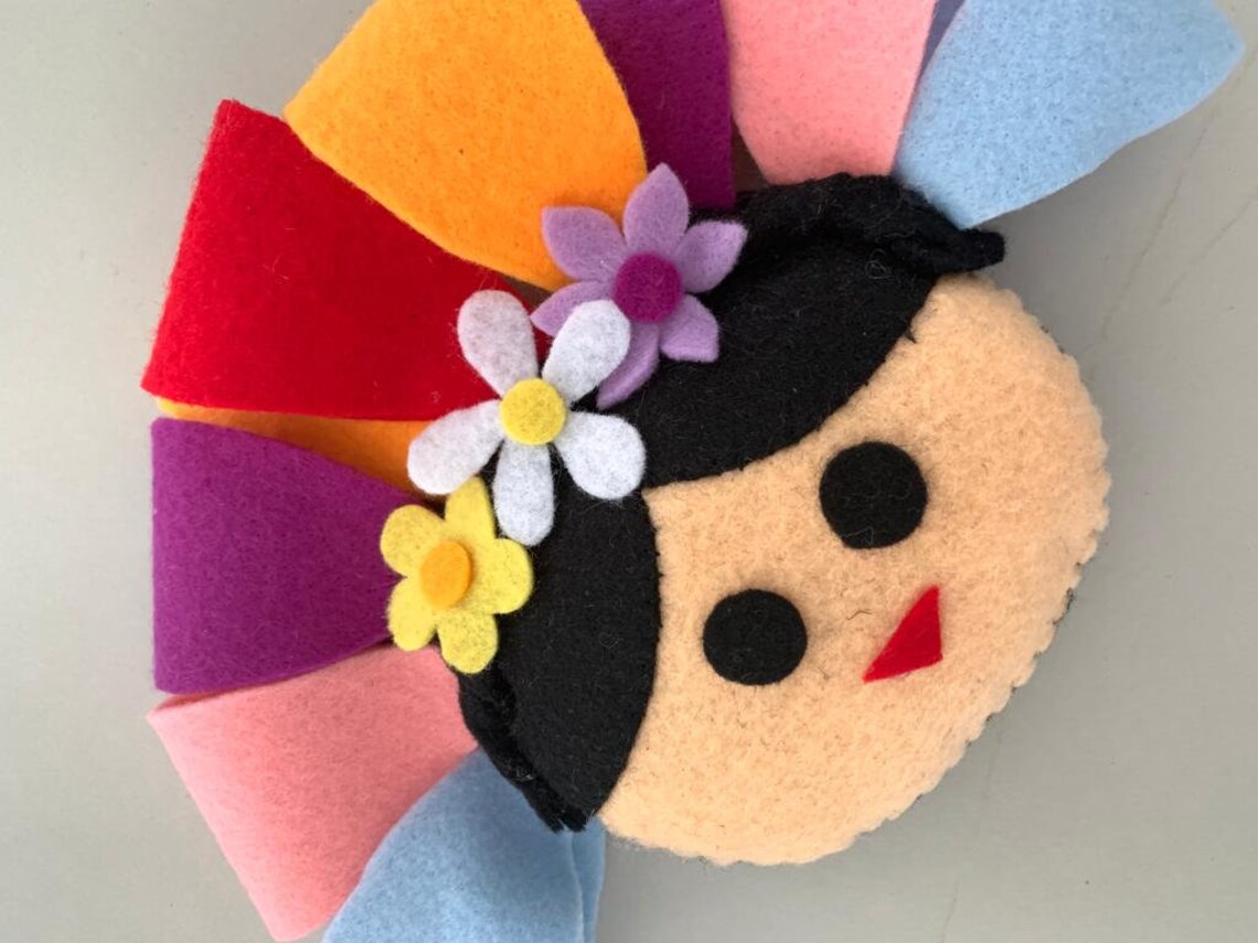 Mexican Felt Ornament, PDF Felt Pattern, Mexican Felt Pattern, Mexican ...