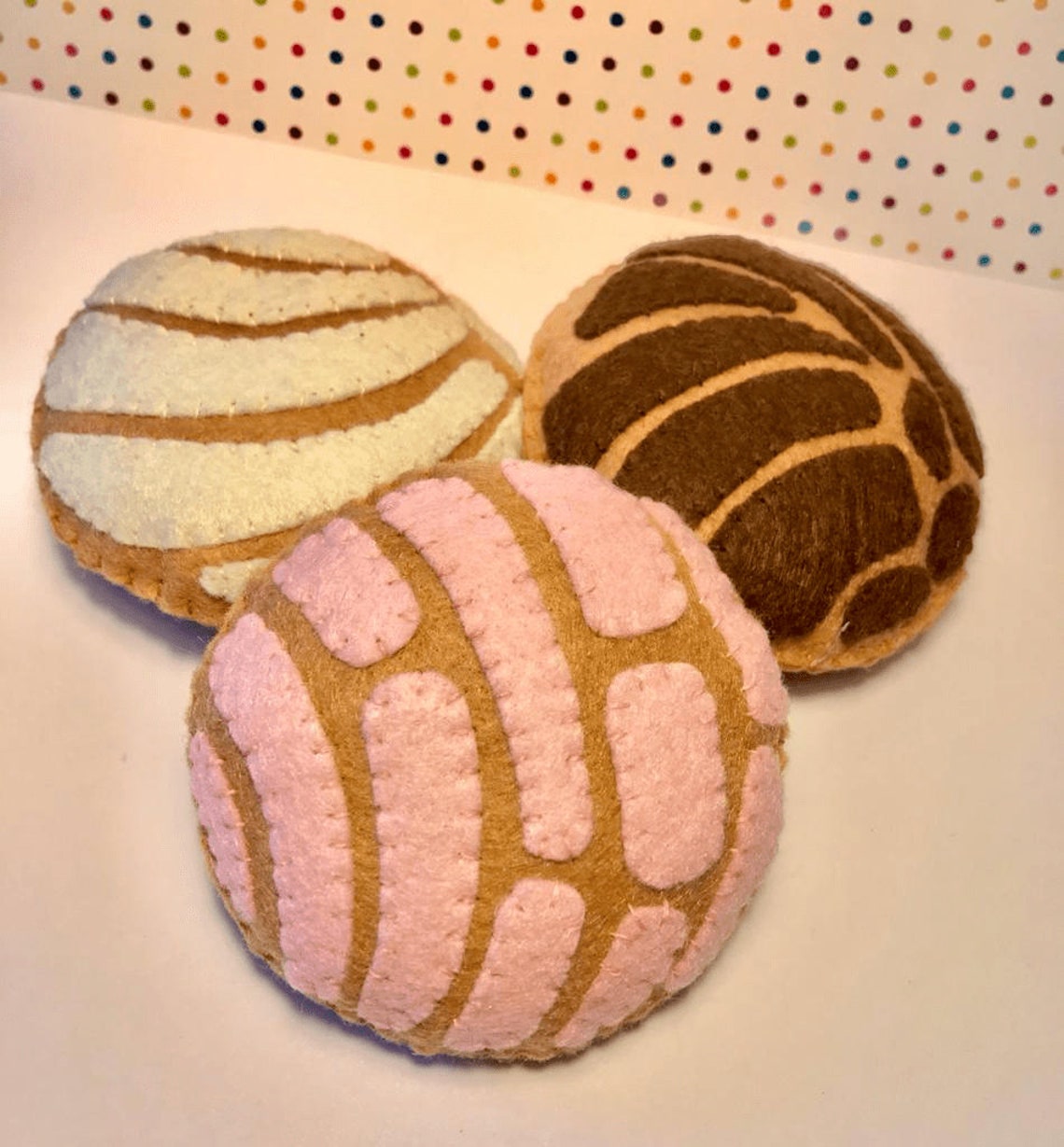Mexican Felt Bread,pdf Felt Bread Pattern, Felt Food, Felt Ornaments ...