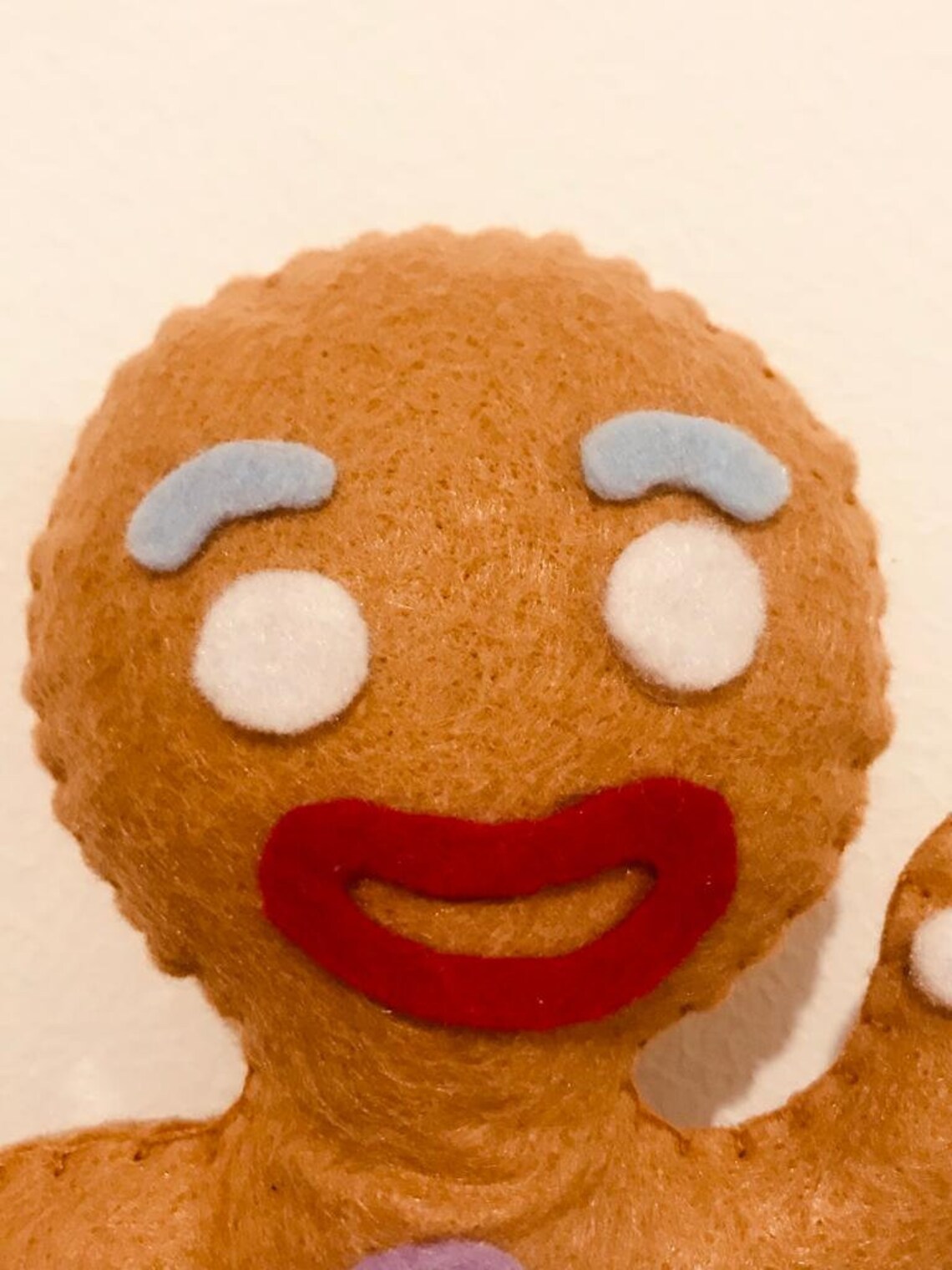 PDF Pattern Gingerbread Man Shrek, Gingerbread Cookie Felt Doll, Felt ...