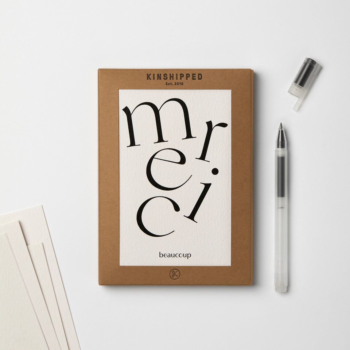 Merci Beaucoup Thank You Card - Etsy