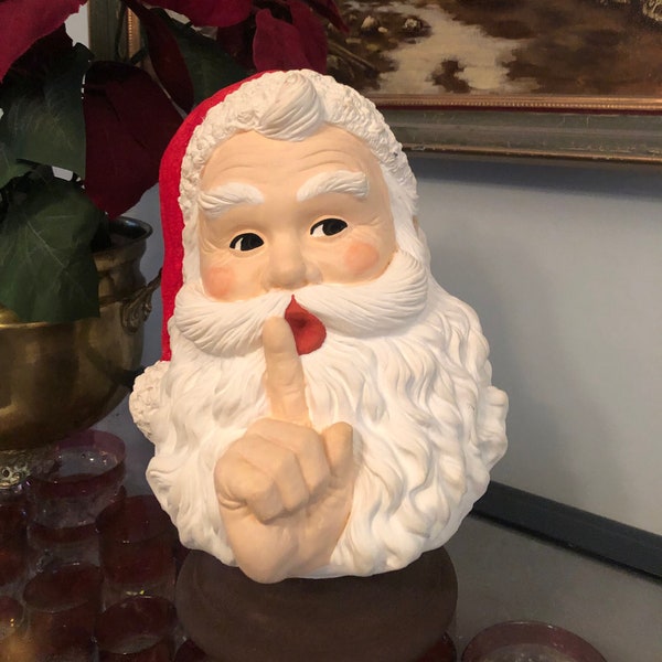 Ceramic Santa Claus - Etsy