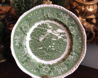 Green Transferware | Etsy