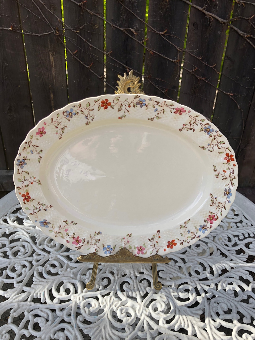 Copeland Spode wicker Dale Oval Platter - Etsy