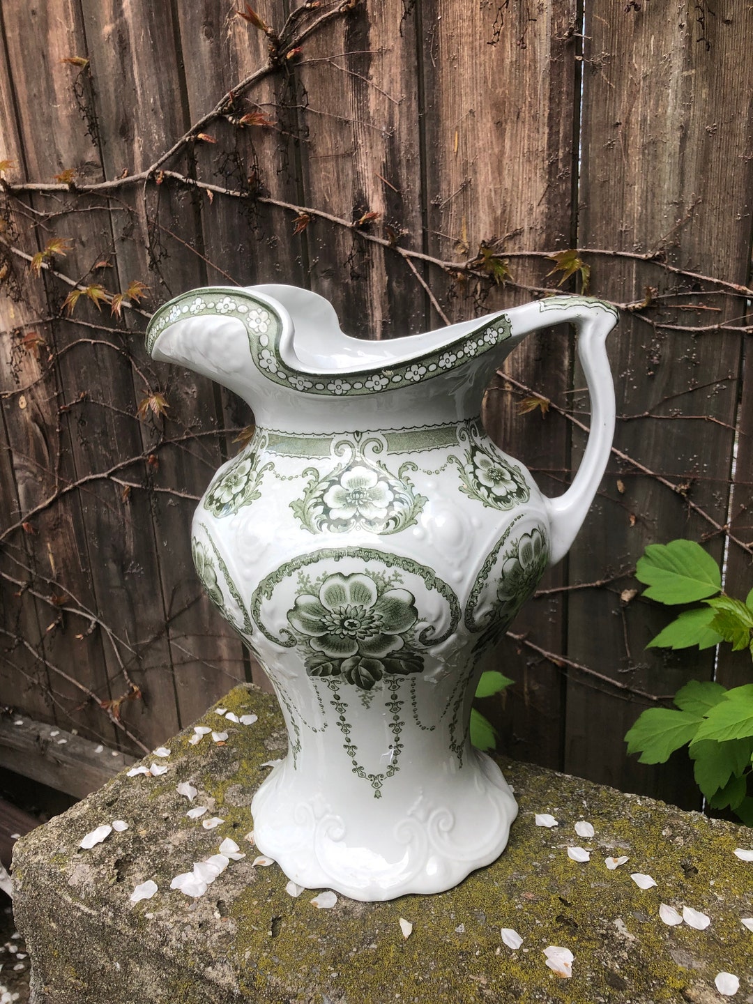 Dudson Wilcox and Till Large Antique Pitcher - Etsy