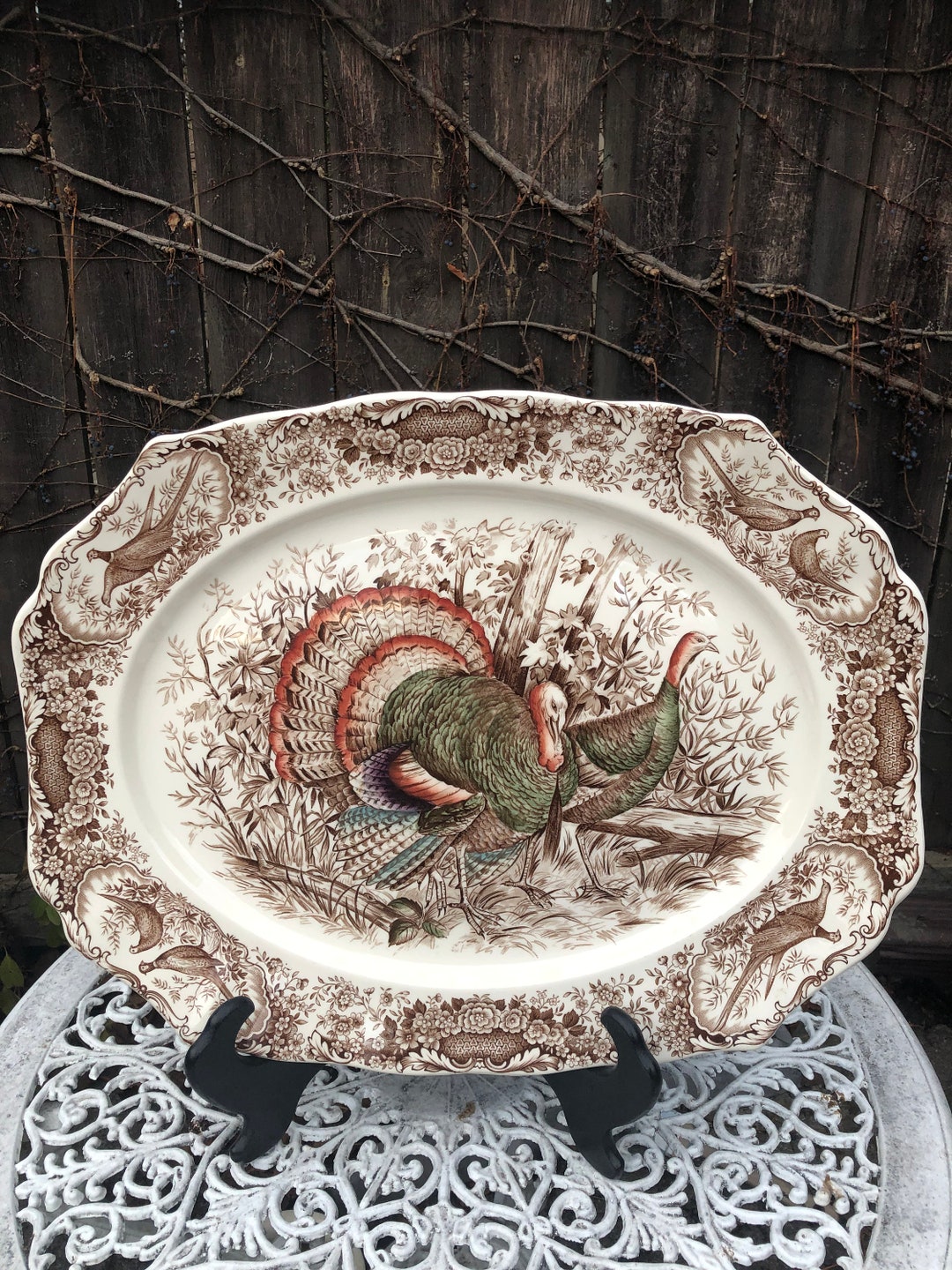 Johnson Brothers Large Turkey Platter - Etsy