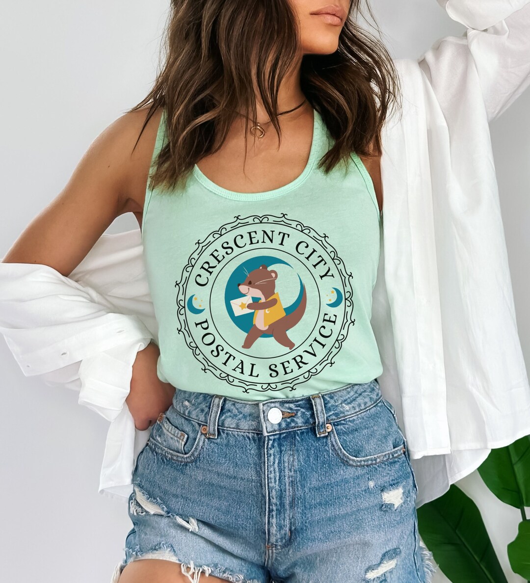 Crescent City Tank Top Crescent City Otter Tank Shirt Postal Service ...