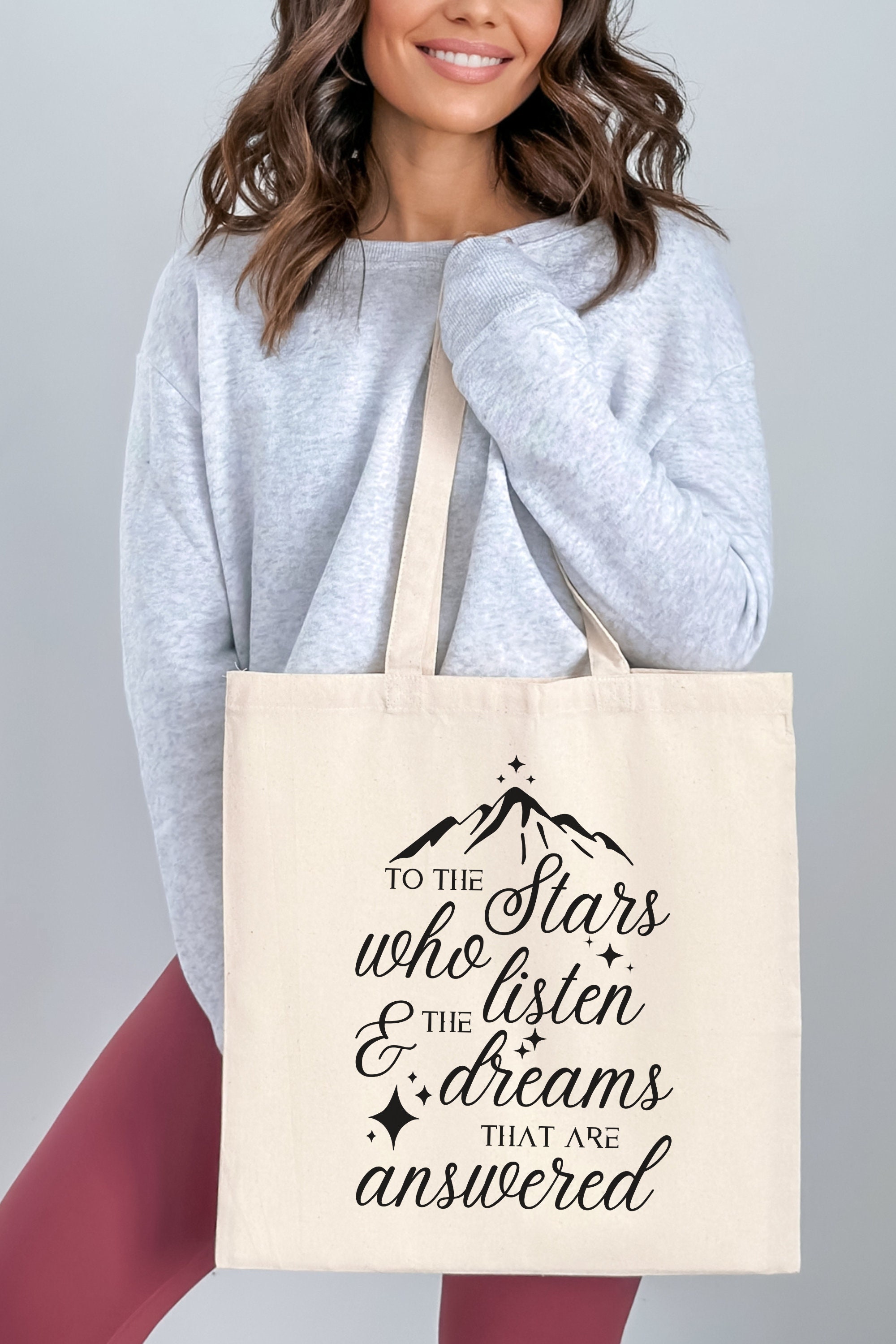 ACOTAR Tote Bag to the Stars Who Listen and the Dreams That - Etsy