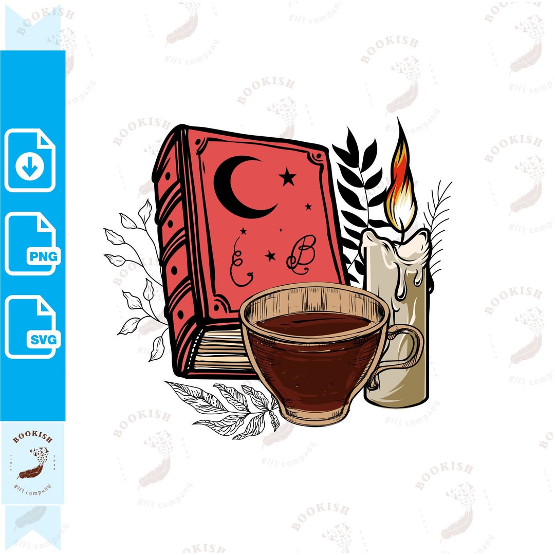 Bookish Fall Vibes Svg Bookish Halloween Svg Autumn Fall Vibes Png ...