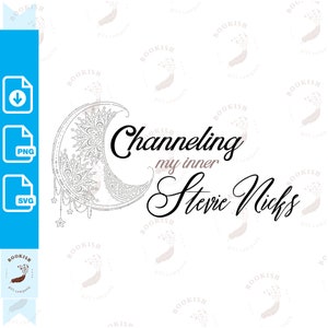 Channeling My Inner Stevie Nicks Svg FOUR Files Stevie Nicks Png ...