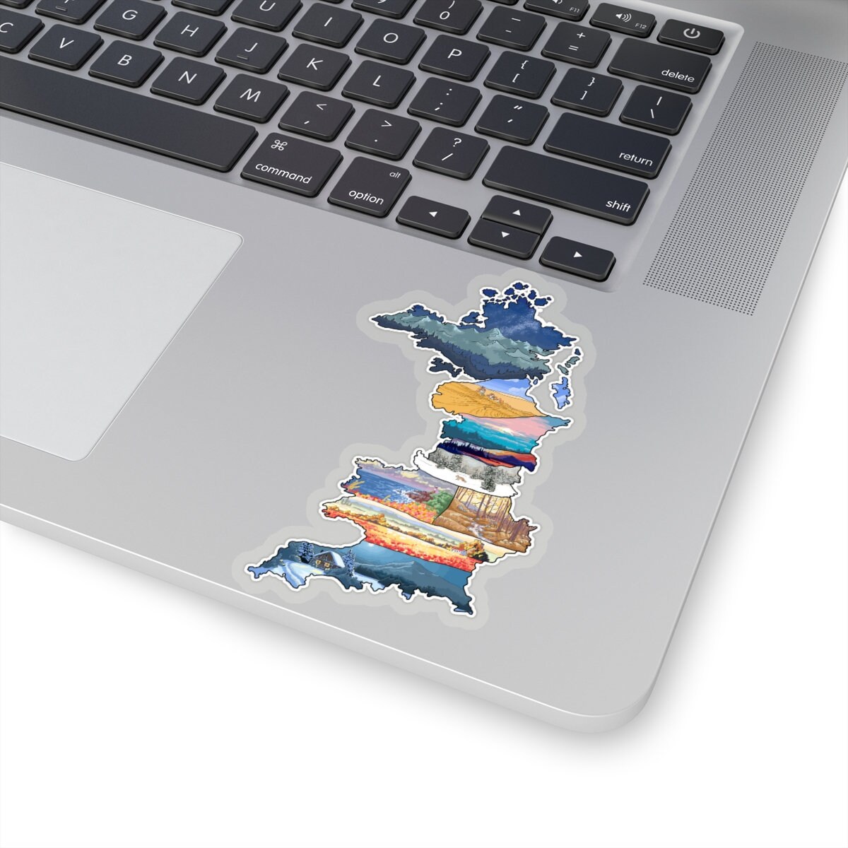 Prythian Map Sticker ACOTAR Sticker Sarah J Maas Stickers Prythian ...