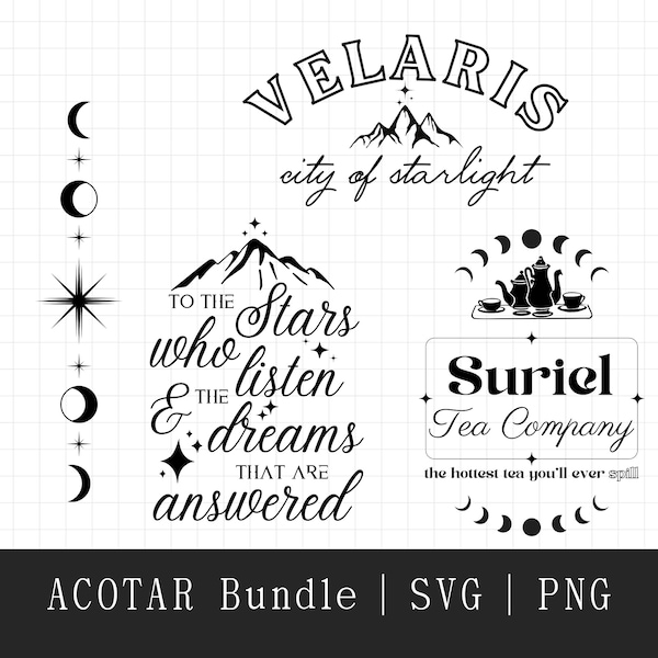 ACOTAR SVG File - Etsy Canada