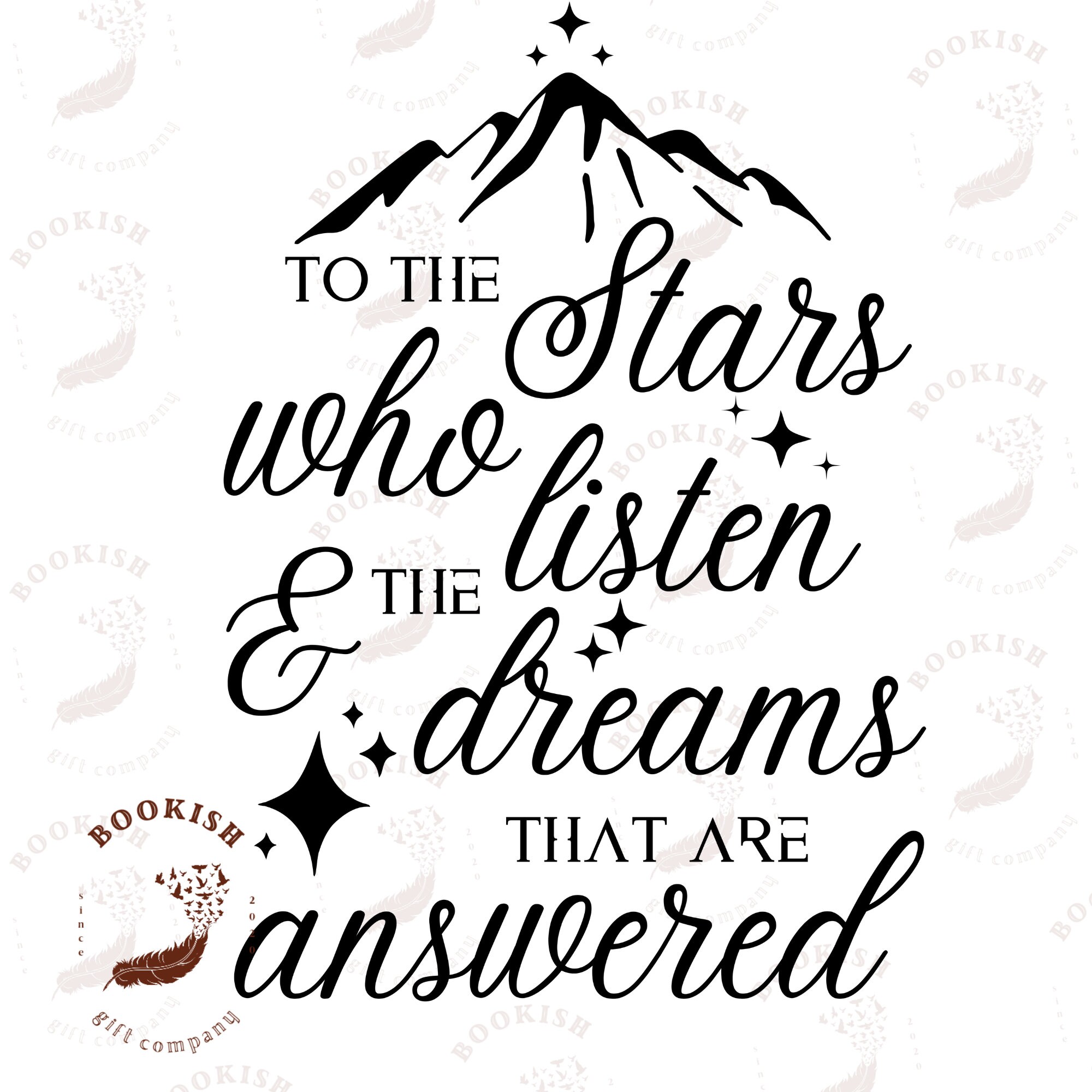 ACOTAR Svg & Png to the Stars Who Listen and the Dreams That - Etsy Israel