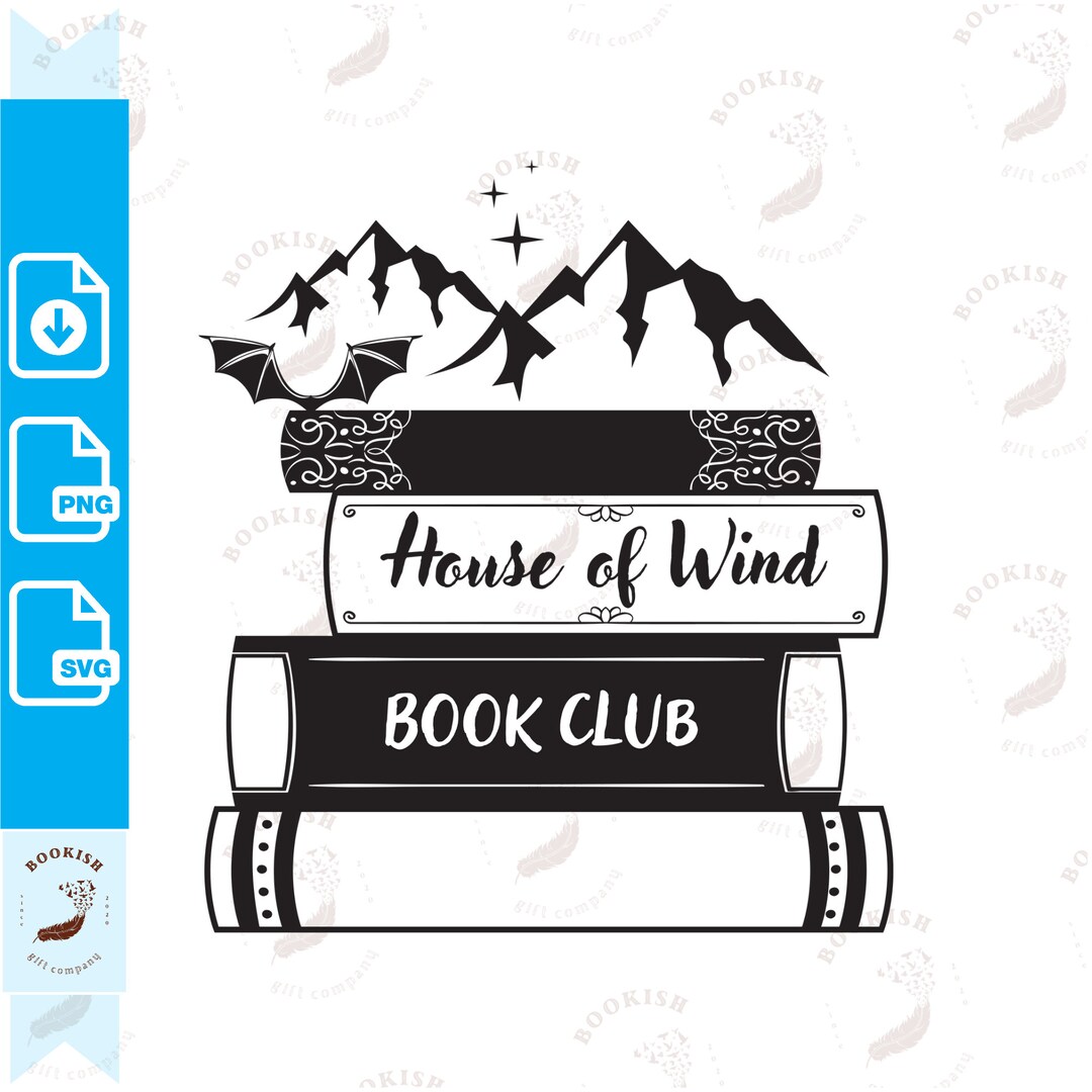 House of Wind Book Club Svg & Png Files ACOTAR Svg for Cricut Night ...