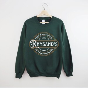 Rhysand Tattoo Parlor Sweatshirt A Court of Thorns and Roses Sweatshirt ...