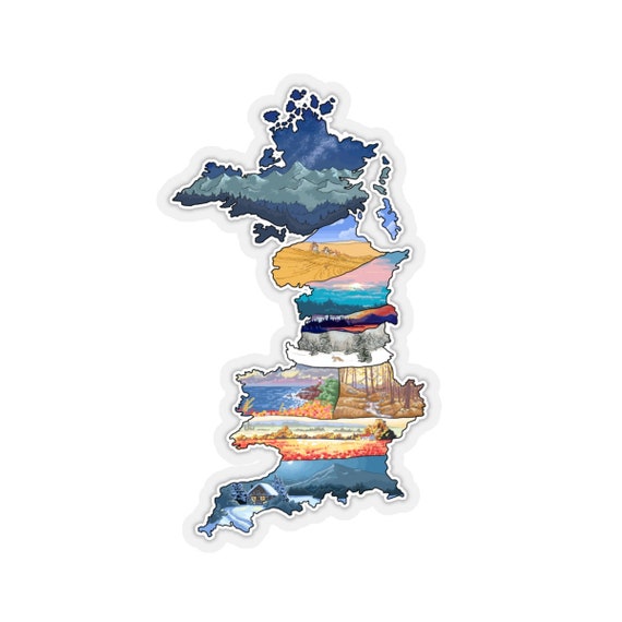 Prythian Map Sticker ACOTAR Sticker Sarah J Maas Stickers - Etsy