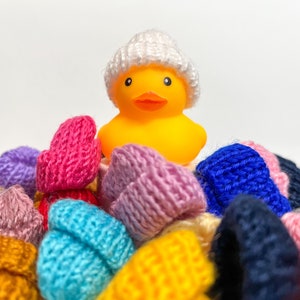 Beanie Rubber Duck / Winter Duck - Etsy