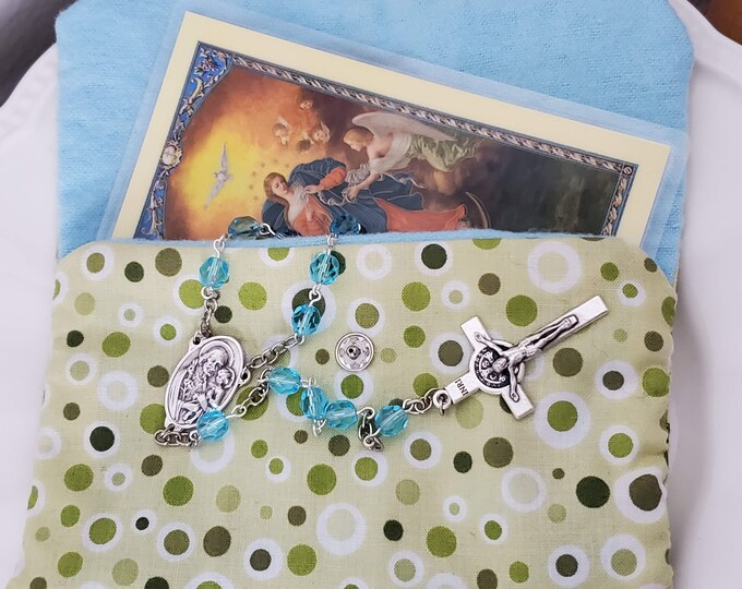 Rosary Pouch - Prayer Card Holder - Etsy