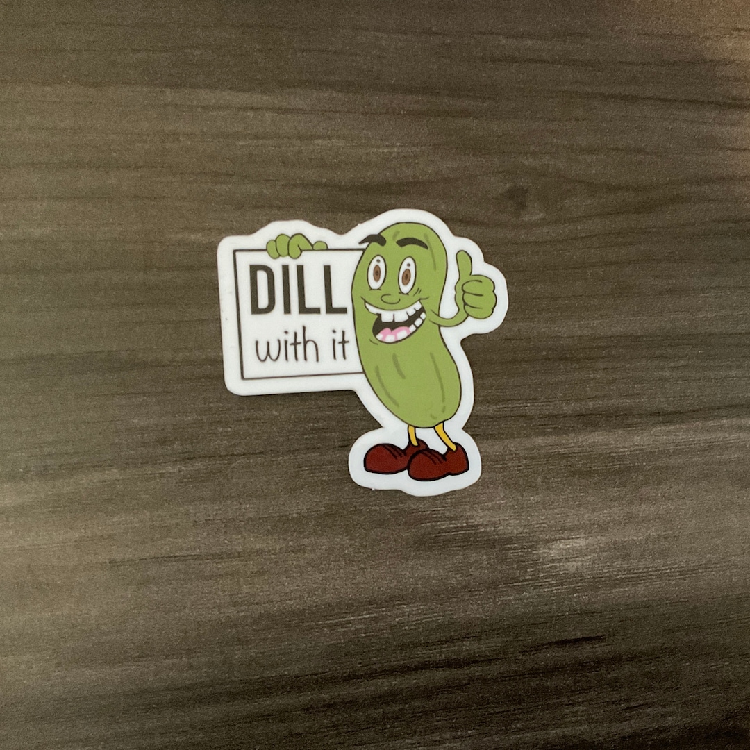 Cute Happy Smiling Thumbs up | Dill With It Pickle | Waterproof and ...