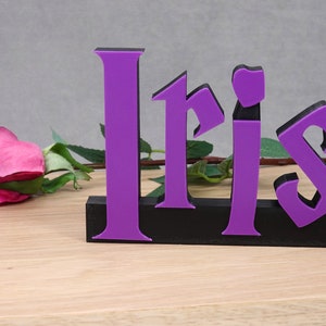 Custom Name Sign - Wizard Name Plate - Personalised Desk Decor, Teacher ...