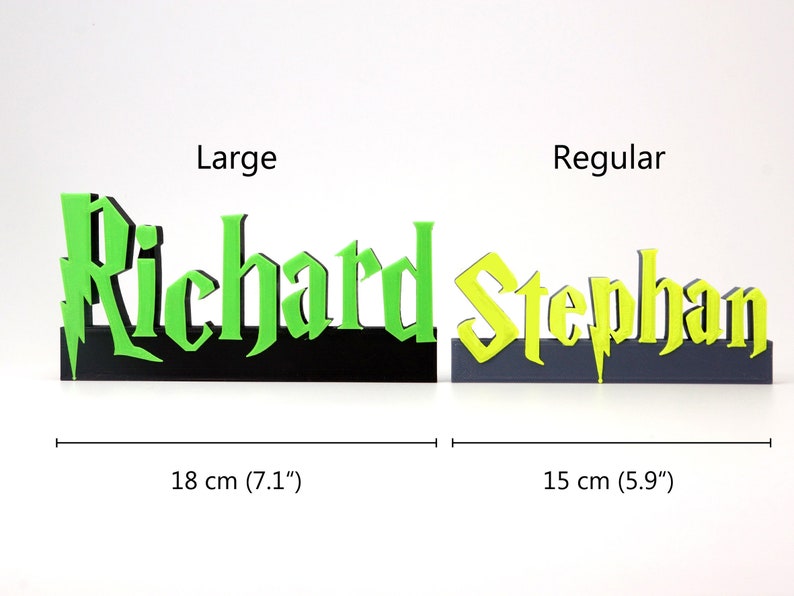 Custom Name Sign Wizard Name Plate Personalised Desk - Etsy