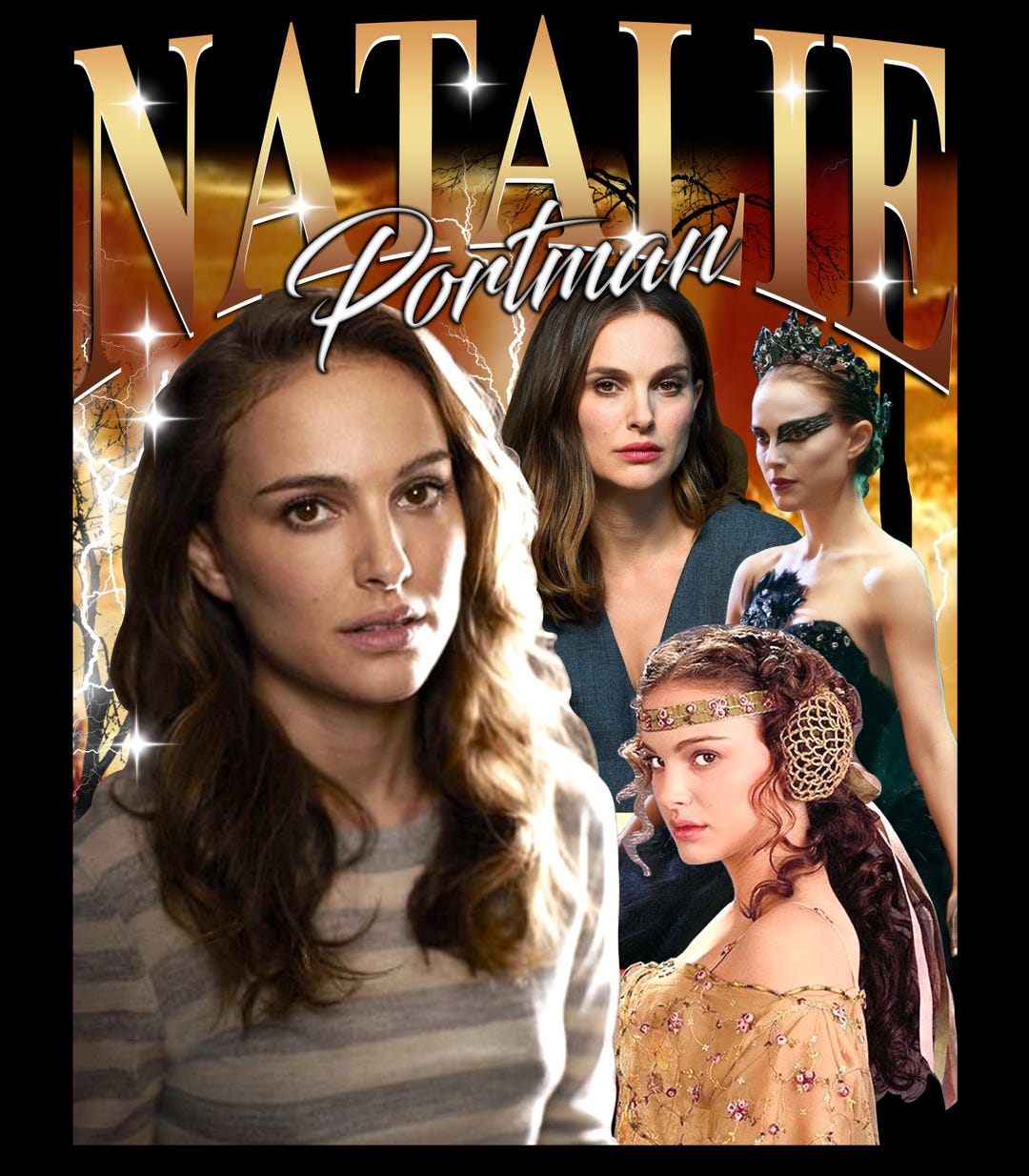 Vintage Natalie Portman T-shirt PNG, Natalie Portman Top Tee - Etsy