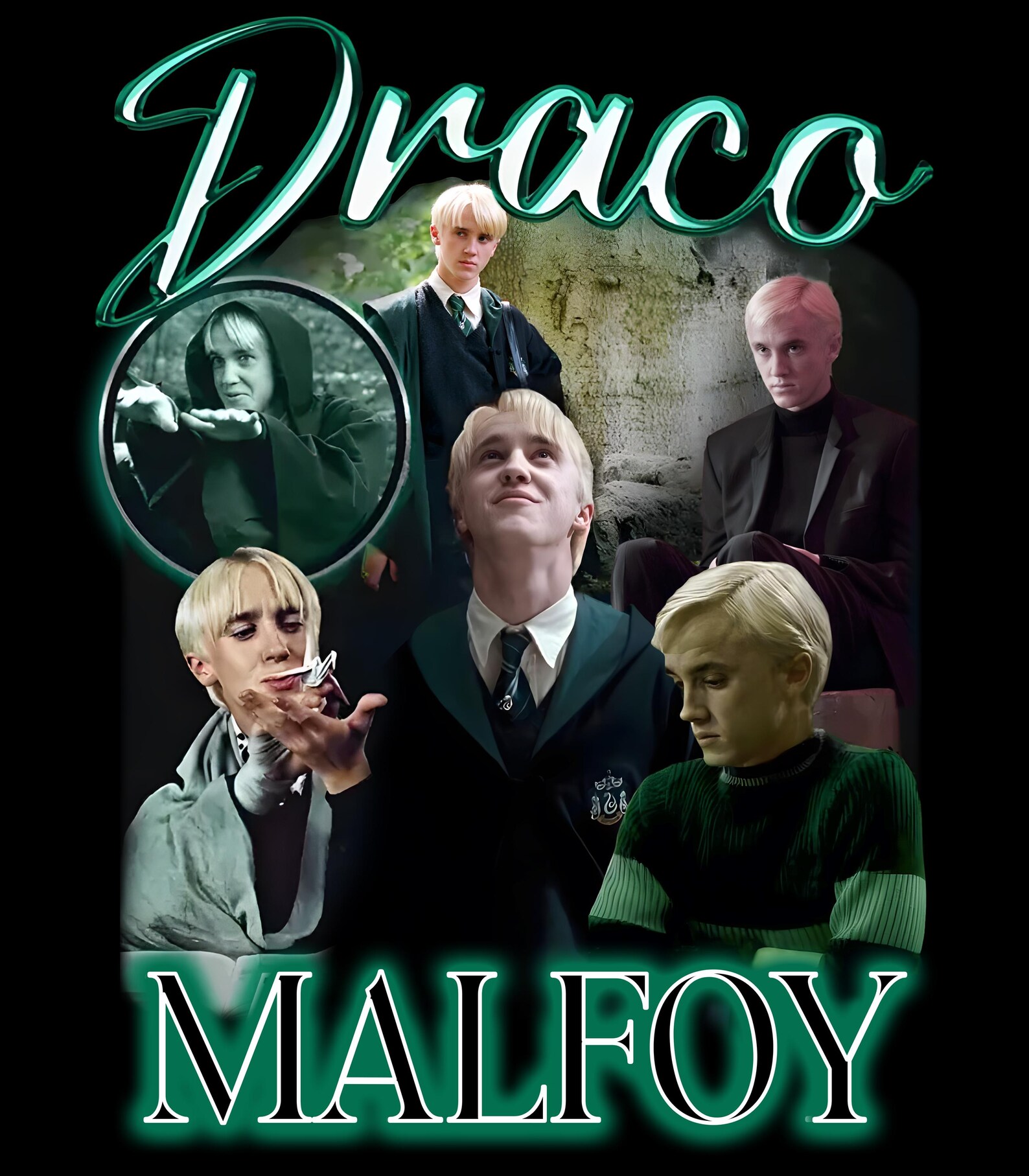 Vintage Draco Malfoy T-shirt PNG, Draco Malfoy Top Tee - Etsy Australia