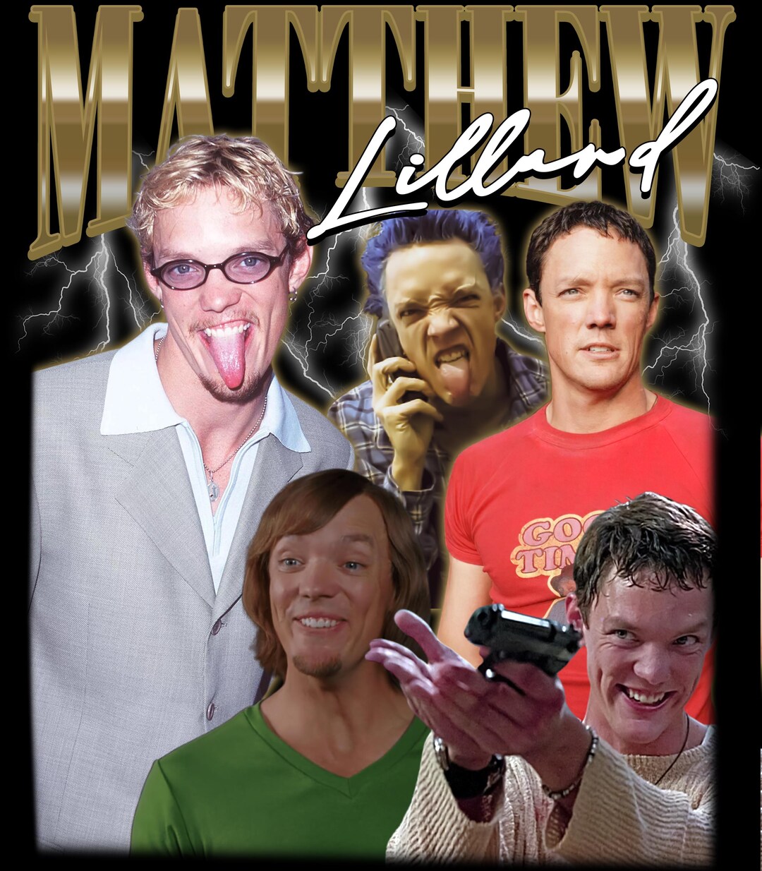 Vintage Matthew Lillard T-shirt PNG, Matthew Lillard Top Tee - Etsy