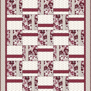 Precut Quilt Kit Strips & Blocks Quilt Kit Fast and Easy Perfect for a ...