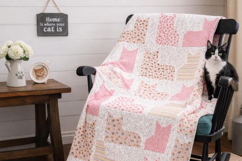 Cat Quilt Kit 49 X 61 – Quilt Kit – Cat Meow Riley Blake – Advanced ...