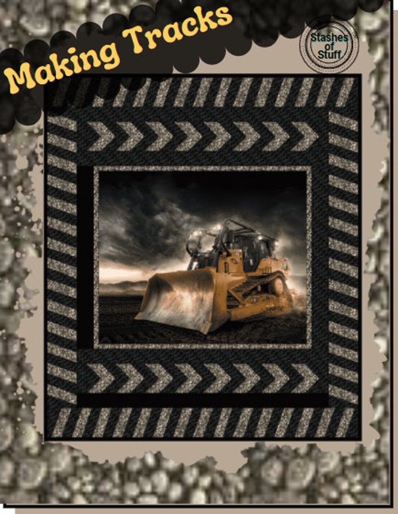 PATTERN ONLY CAT® Loader or Dozer Panel Pattern With - Etsy