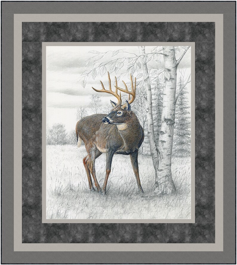 Buffalo Deer Elk Moose Panel Quilt Kit Quick and Easy - Etsy