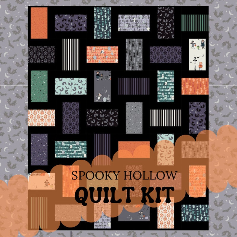 Halloween Quilt Kit - Etsy