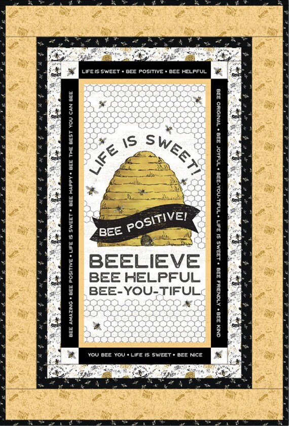 Beginners Quilt Kit Pre Cut Quilt Kits Quilt Panel Bee | Etsy