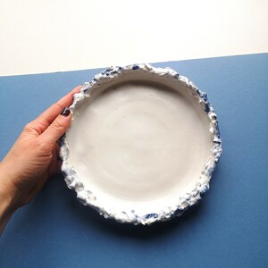 The Sea Wave Ceramic Serving Dish - Handmade Ceramic Plate - Michelin ...