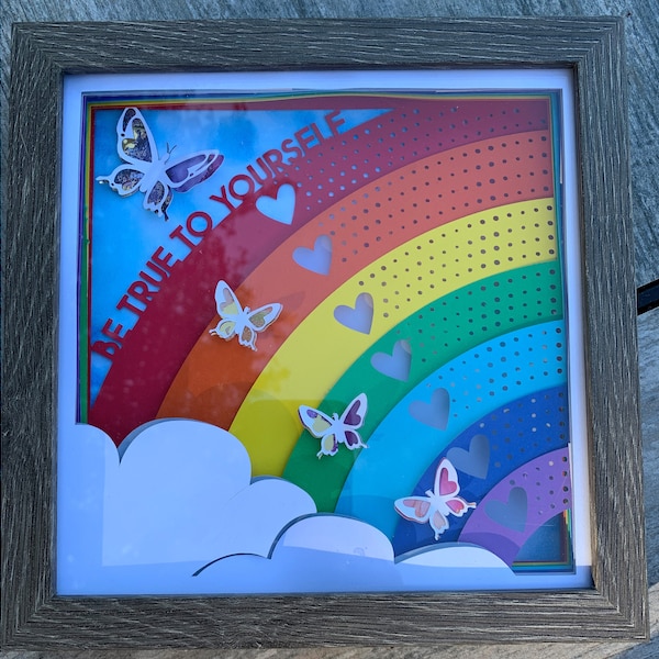 Shadow Box Svg - Etsy