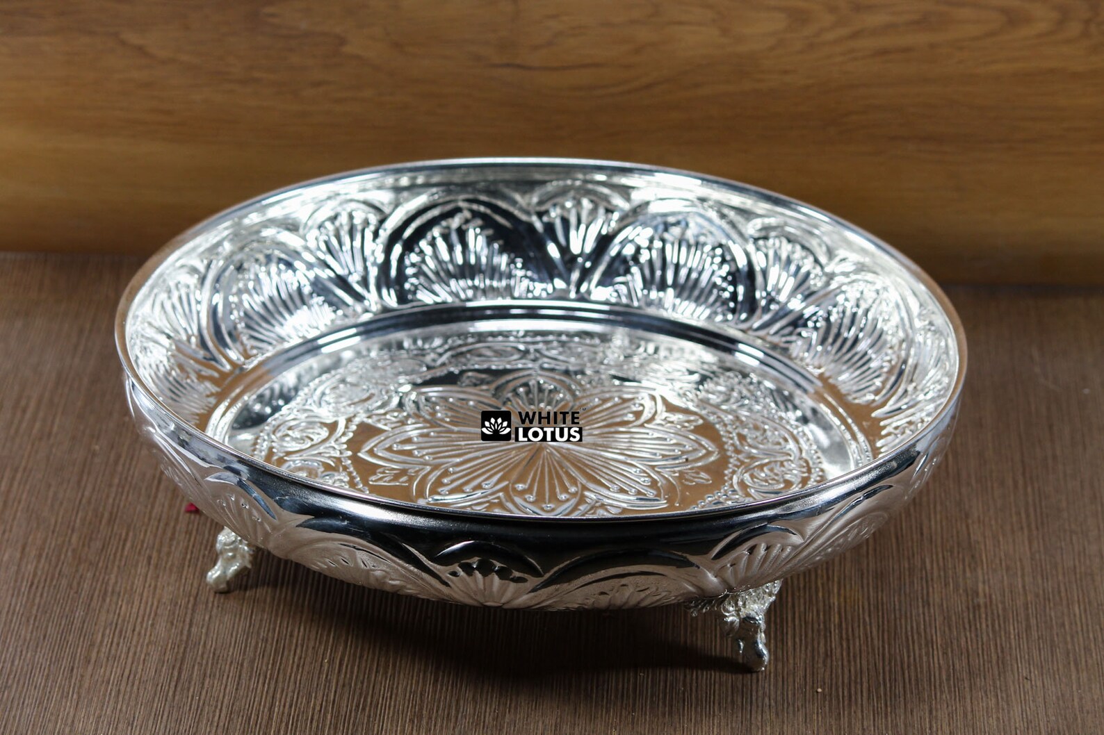 Handcrafted Silver Plated Fancy Big Plate - Etsy