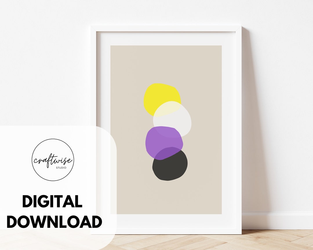 Non-binary Print Non-binary Art Non-binary Gift Digital - Etsy