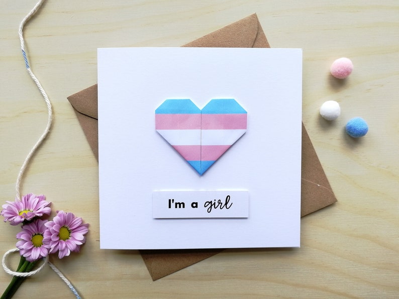 Trans Coming Out Card Transgender Card Transgender Coming - Etsy