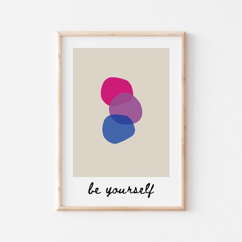 Subtle Bi Pride Decor Digital Download Bisexual Pride Flag - Etsy