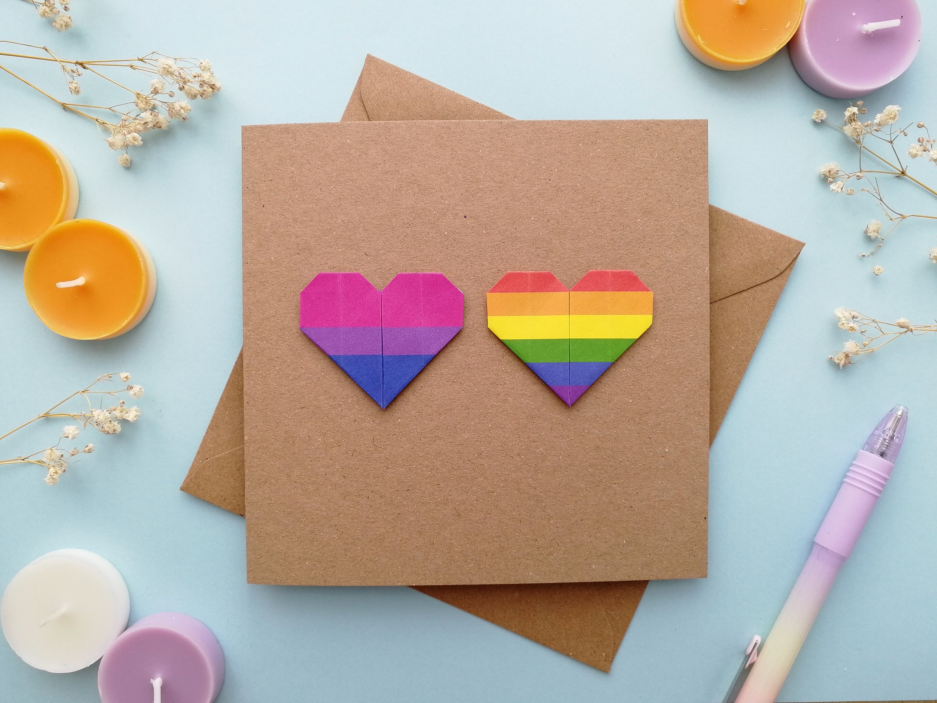BISEXUAL Card Bisexual Pride LGBTQ Cards Pride Month Love - Etsy Ireland